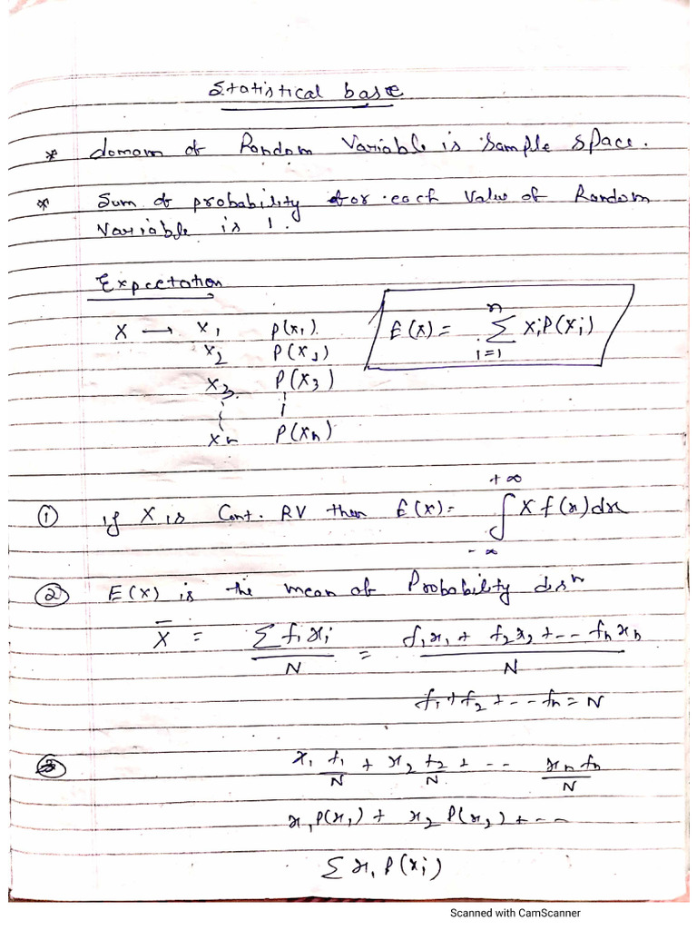 Econometrics My Notes Pdf