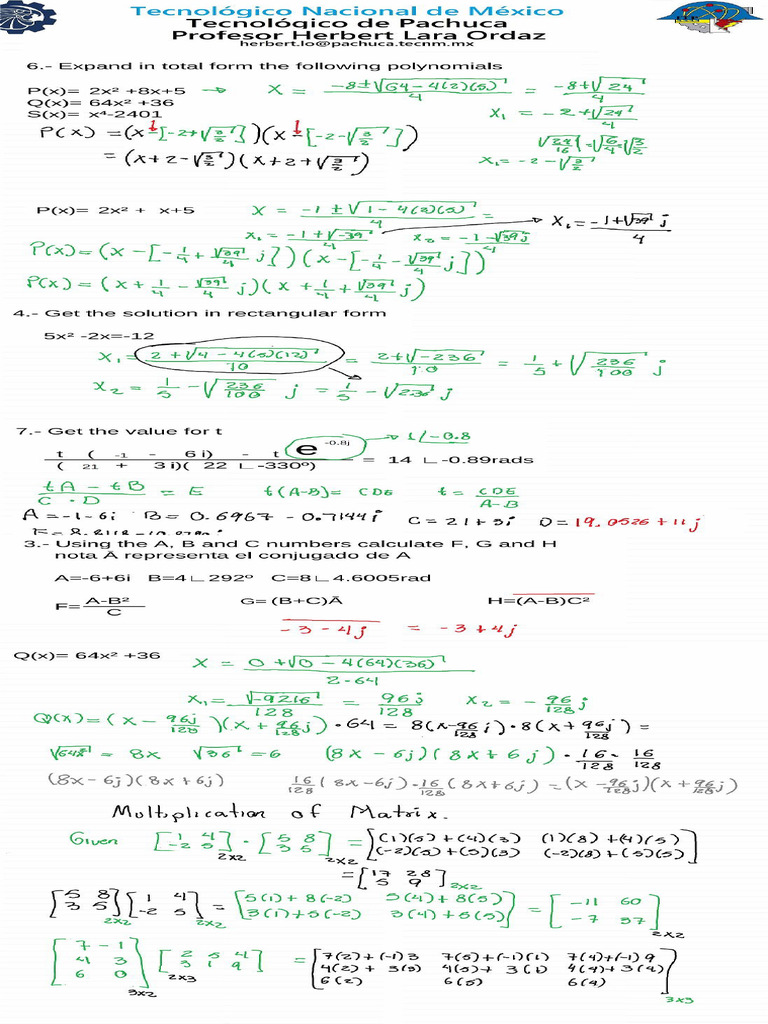 01 Review HW Intro Matrix Multiplication September 19th | PDF
