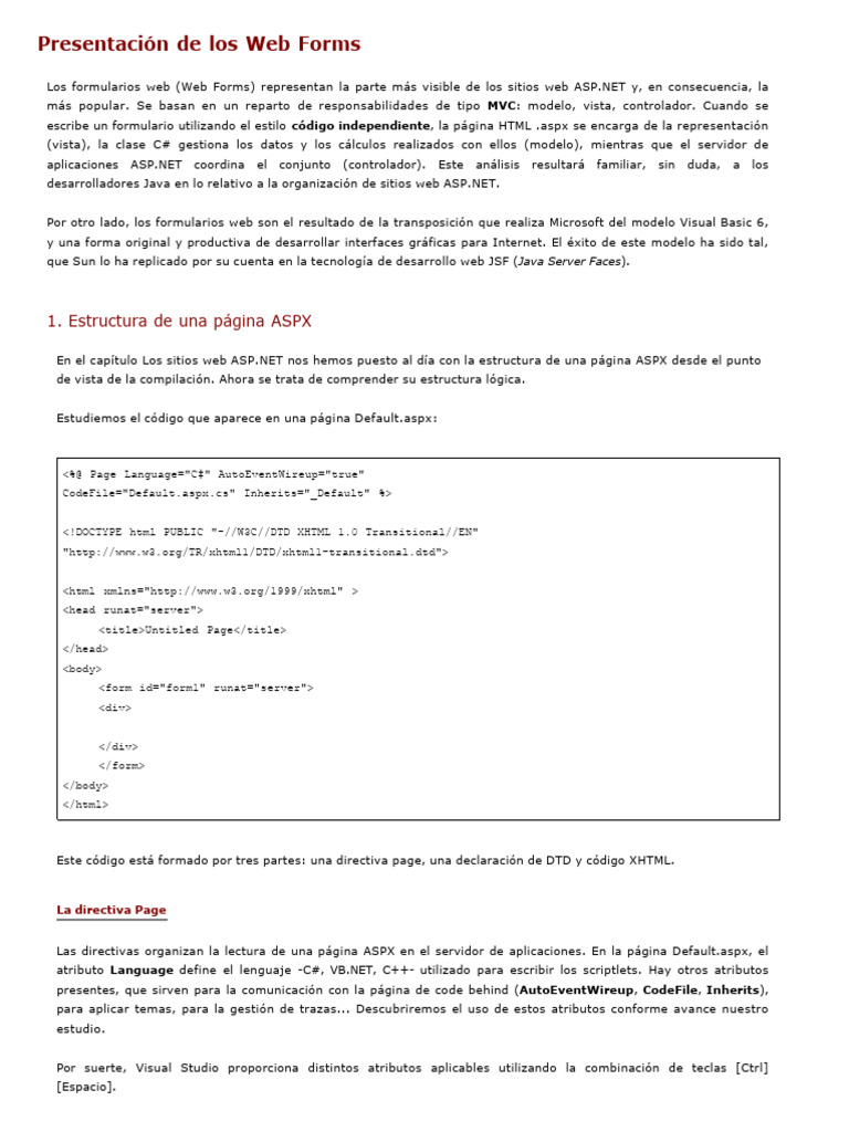 Controles WEB | PDF | HTML | Redes