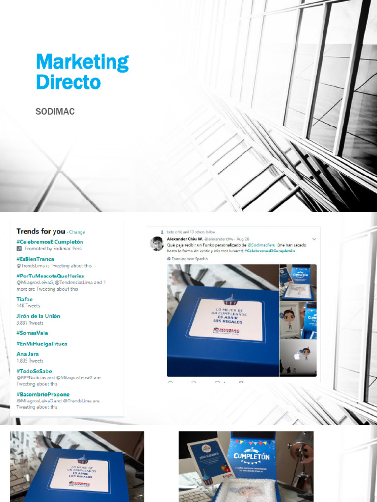 Marketing Directo SODIMAC | PDF