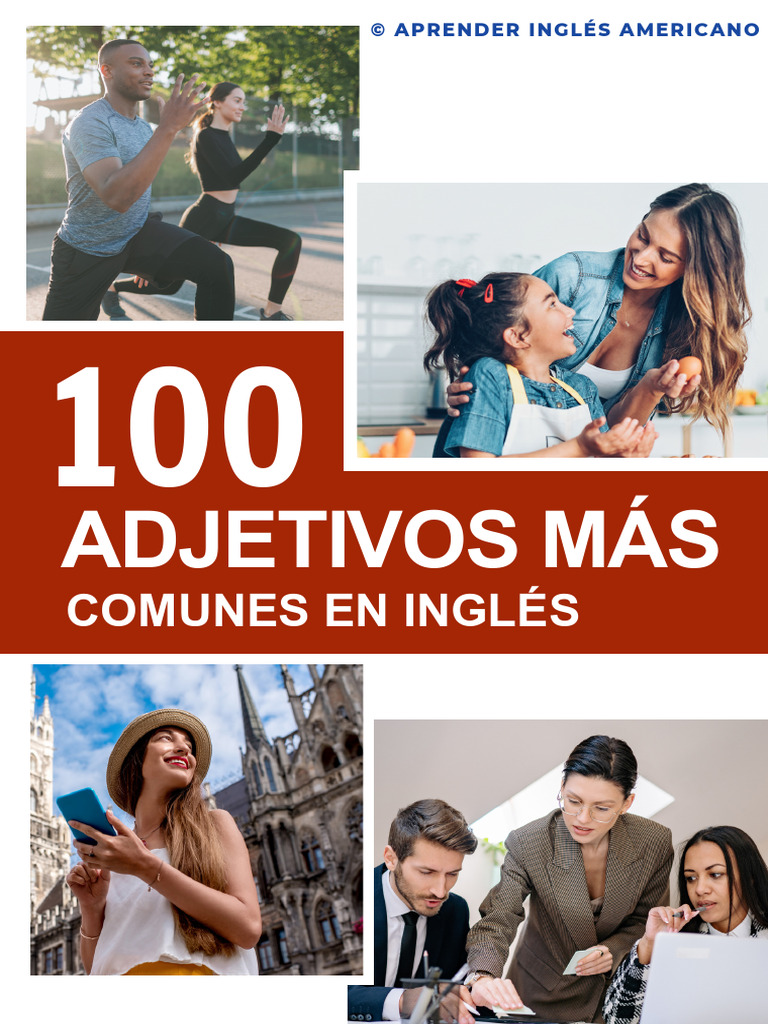 100 Adjetivos Más Comunes En Inglés Pdf