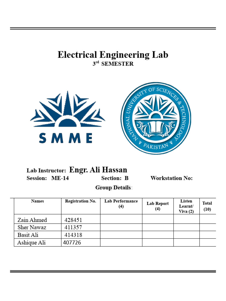 Electrical Engineering Lab 2 | PDF | Resistor | Series And Parallel Circuits