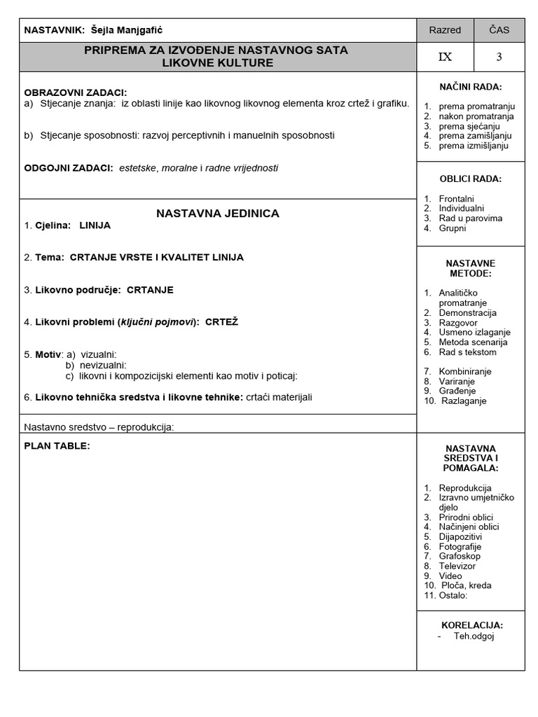 Priprema IX - 3 | PDF