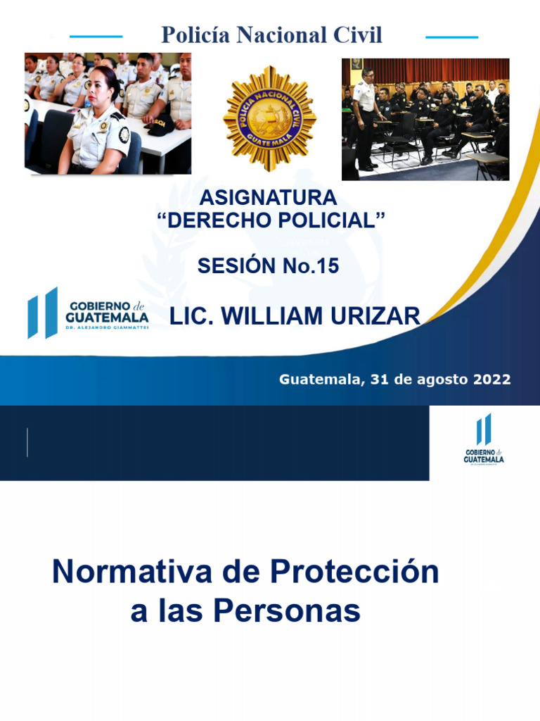 Sesion 15 LPP 1 | PDF | Policía | Guatemala