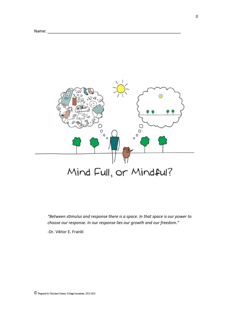 Mindfulness Reading Booklet | PDF | Empathy | Mindfulness
