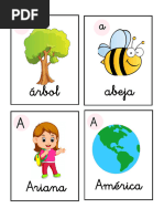 Nombres y objetos del abecedario | PDF