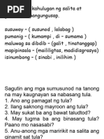 Grade 4 Filipino Reading Comprehension Materials | PDF