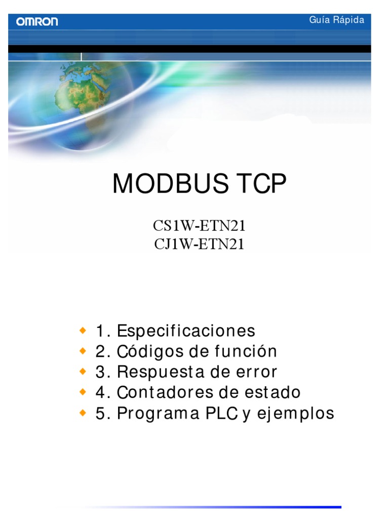 GR Modbus TCP | PDF