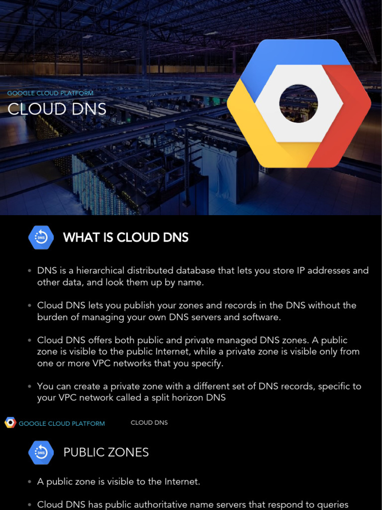 4.1 GCP - Cloud - DNS PDF | PDF