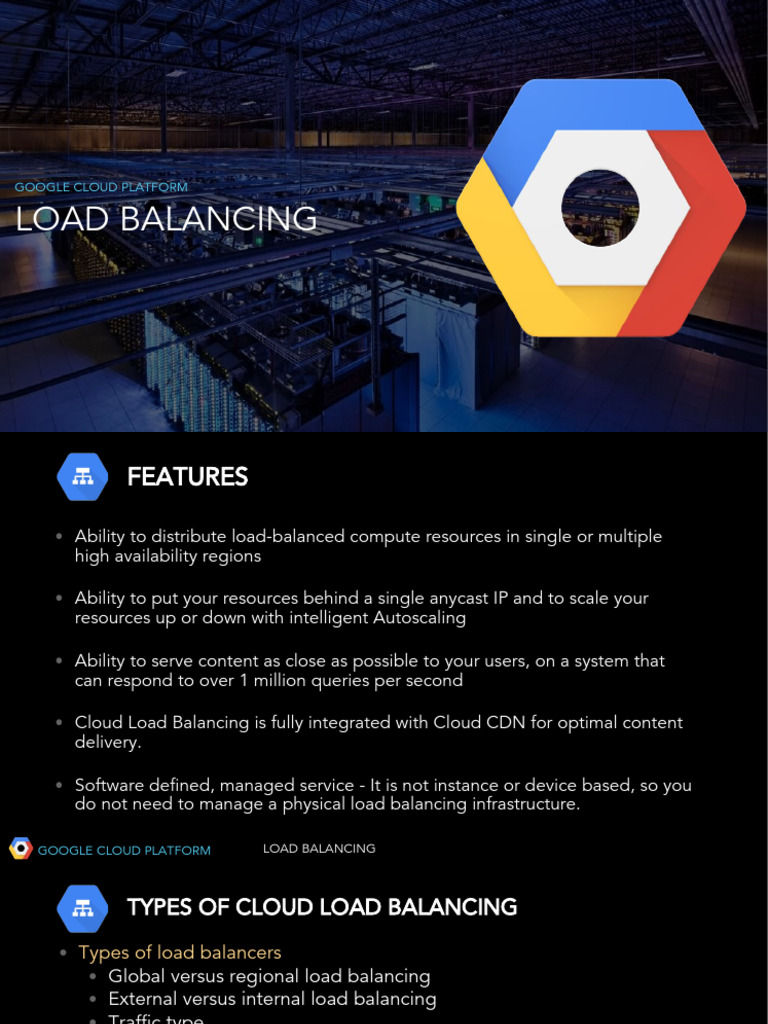 5.1 GCP - Cloud - Load - Balancing PDF | PDF | Load Balancing (Computing) | Ip Address