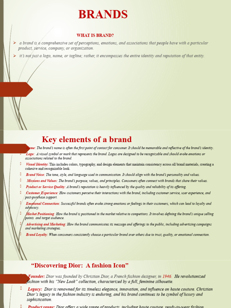 Brands | PDF | Brand | Fashion