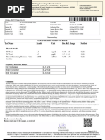 NIPT Sample Report | PDF | Medicine | Clinical Medicine