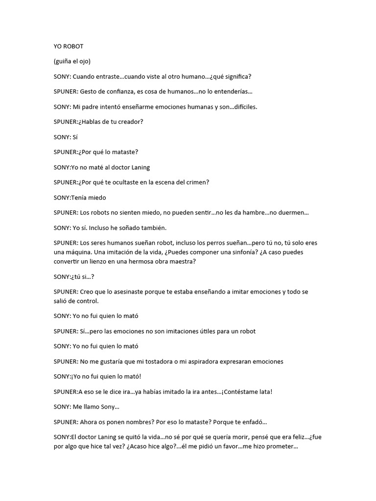 Yo Robot Pdf