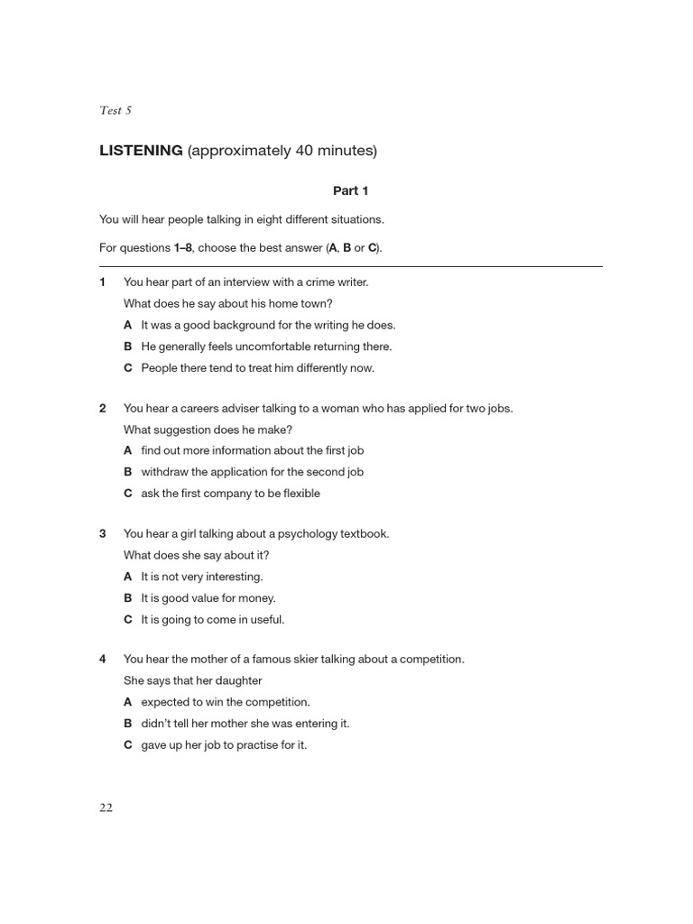 t5 Listening | PDF | Pottery | Job Interview
