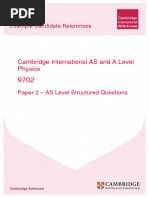 Cambridge A Level Physics Syllabus 2025-2027 | PDF | Temperature | Gases