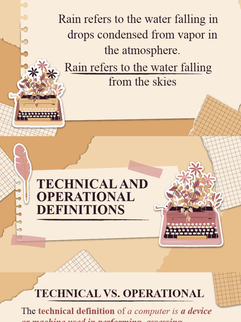 Technical Vs Operational | PDF