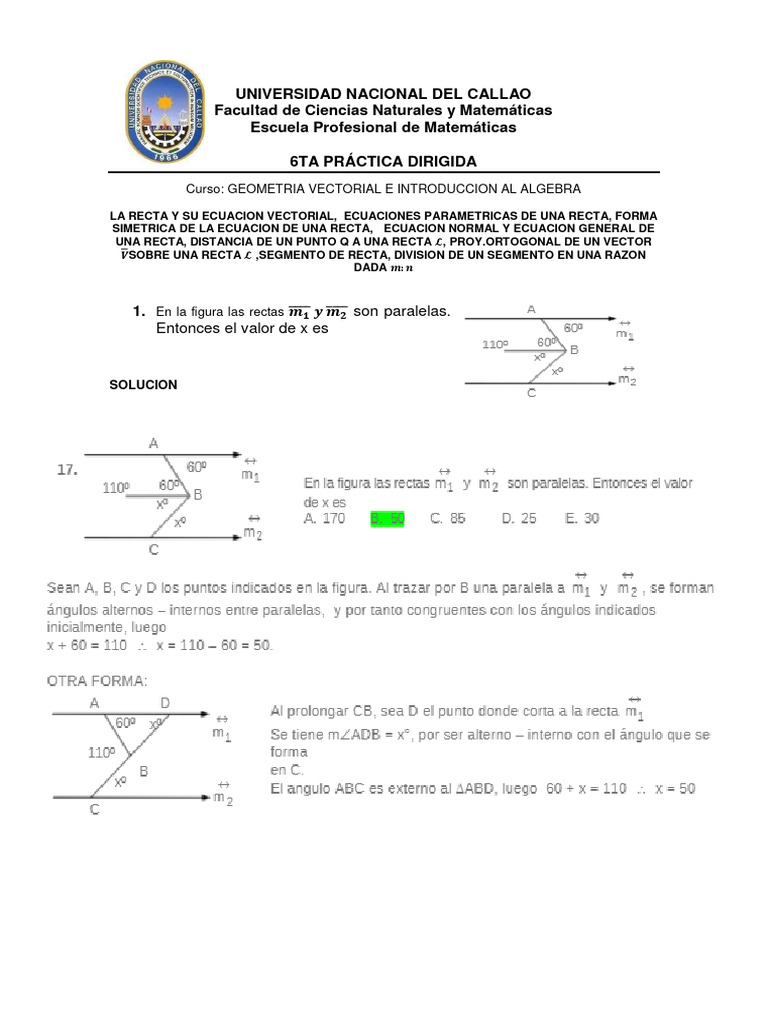 Sol PRACTICA 6 GVIA2023B-EFAG | PDF | Ecuaciones | Vector Euclidiano