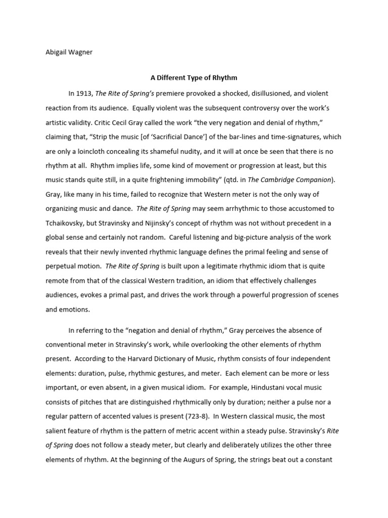 A Different Type of Rhythm | PDF | Dances | Rhythm