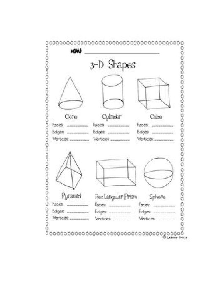3D Shapes | PDF