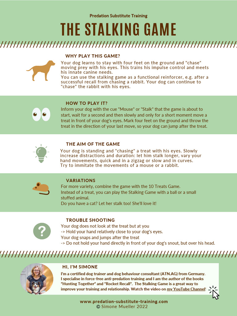 Stalking Game Predation Substitute Training | PDF