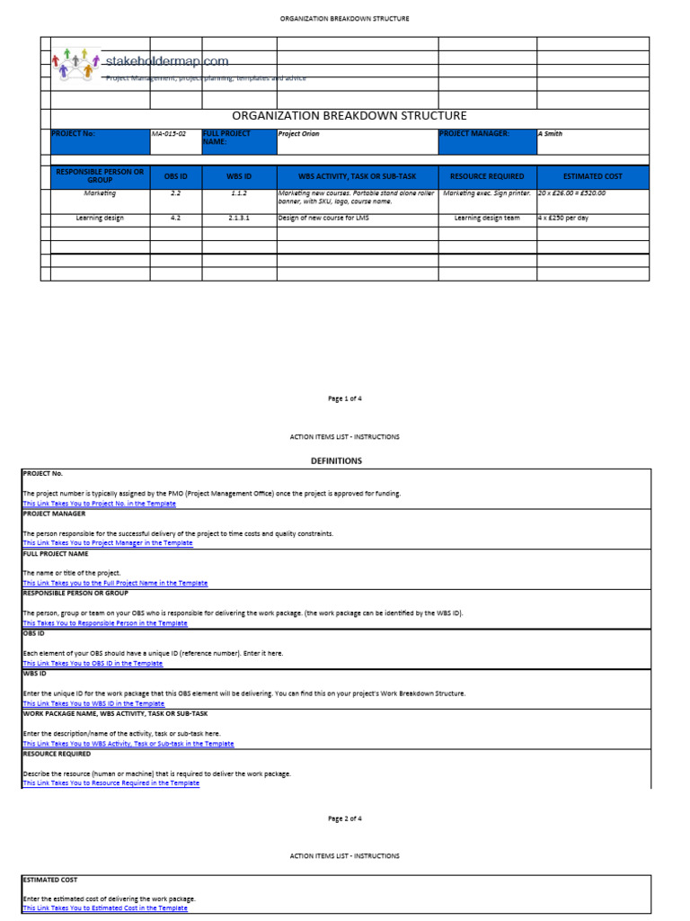 Project Orion OBS Template Guide | PDF