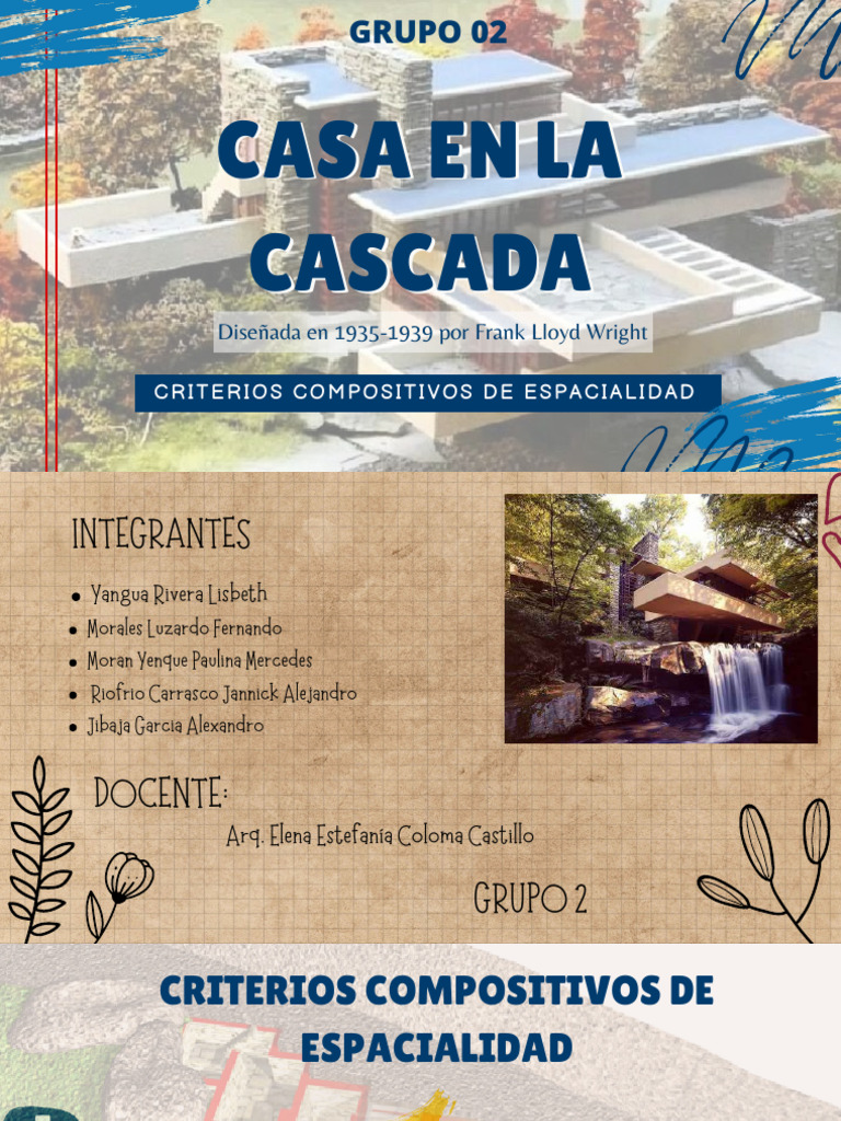 Criterios Compositivos de La Casa Cascada | PDF