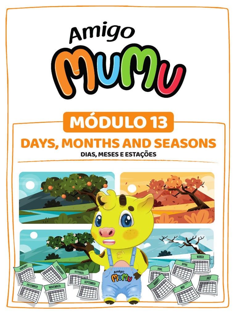 Módulo 13 - Dias Meses e Estações - Days Months and Seasons | PDF