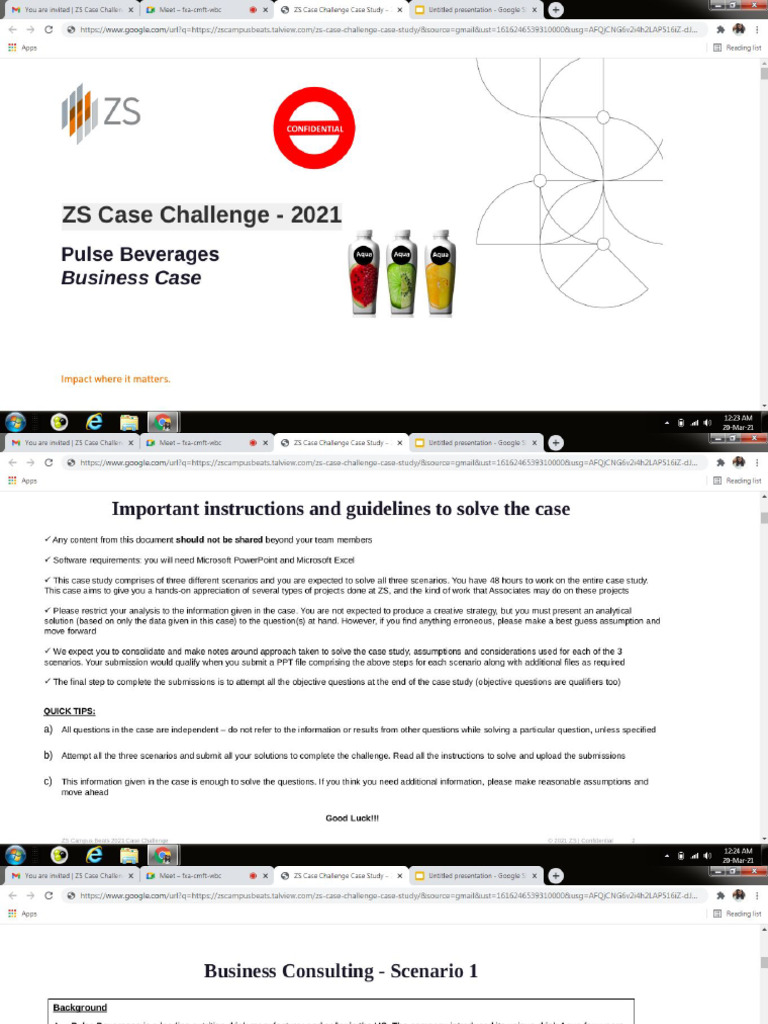ZS Campus Beats Case Challenge 2021 | PDF