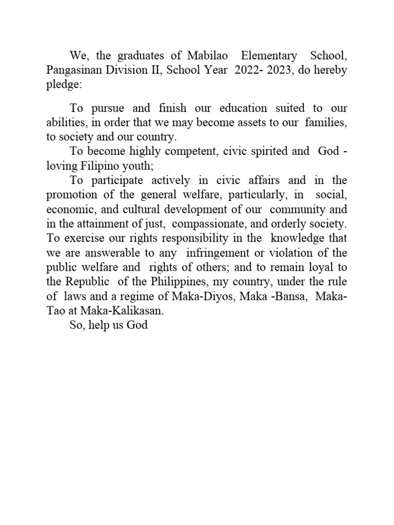 Pledge of Loyalty | PDF