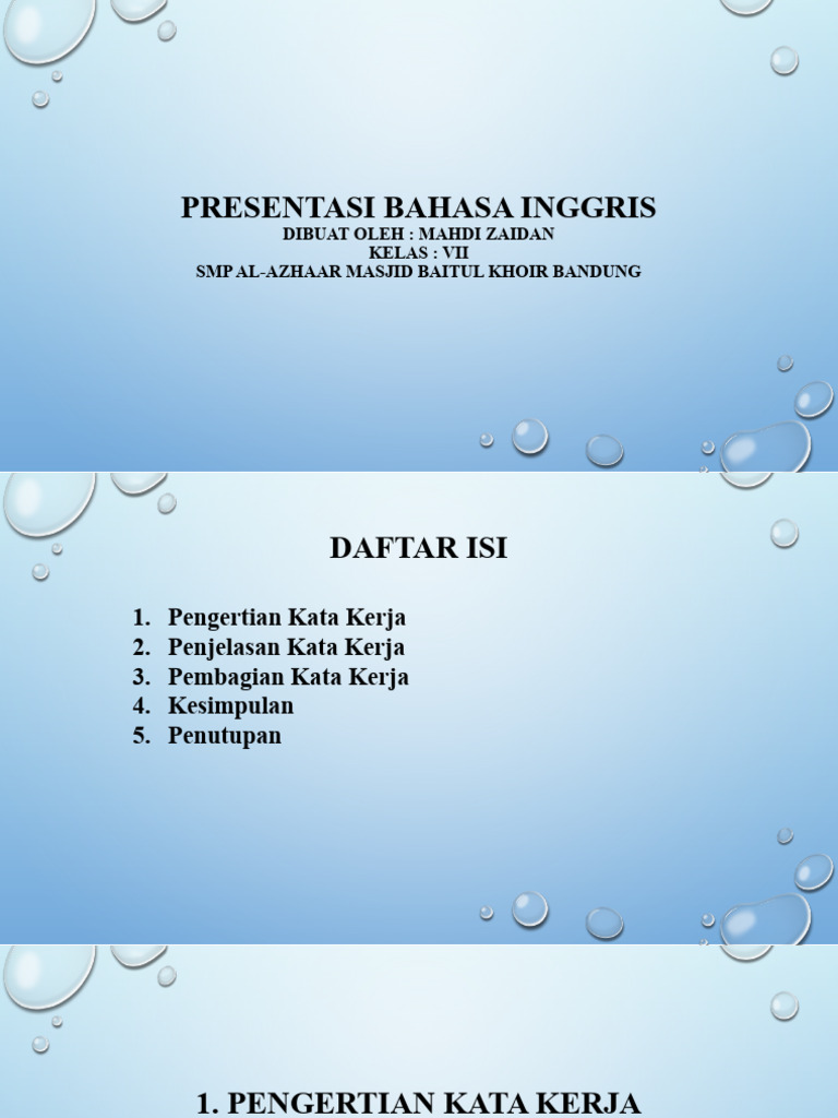 English Presentation | PDF