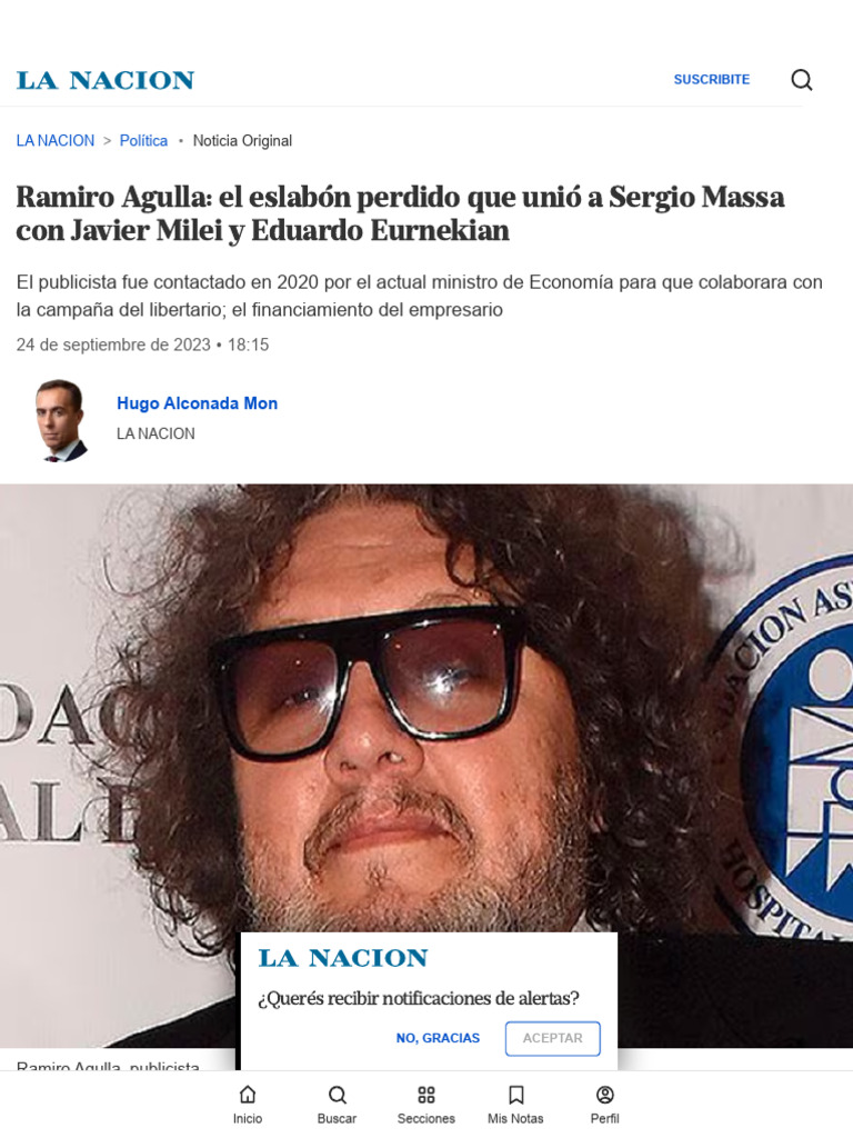 Ramiro Agulla - El Eslabón Perdido Que Unió A Massa Con Milei y ...