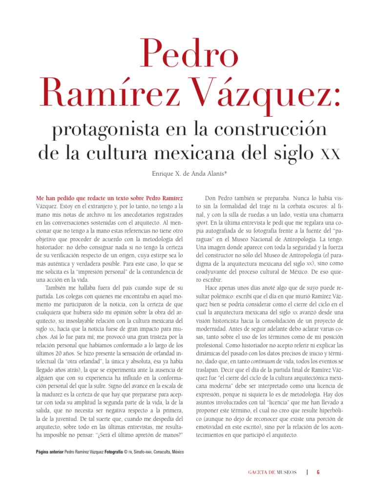 Admin, GdeM57 - Enrique X. de Anda Alanis 7-11 | PDF | México | Museo