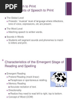 CAFE Menu For Emergent Readers | PDF