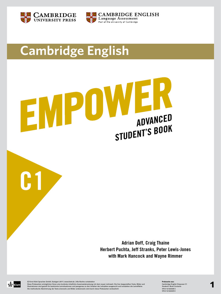 Empower C1 SB Content | PDF | English Language | Adjective