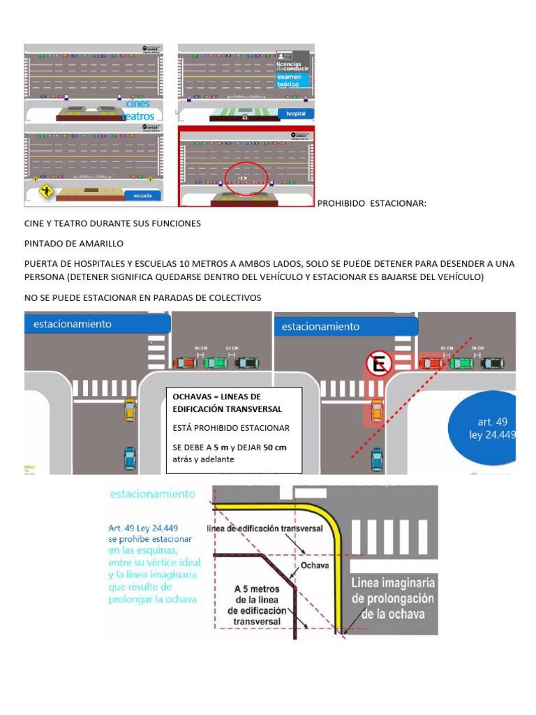 Prohibido Estacionar | PDF | Seguridad vial | Vehículo de motor