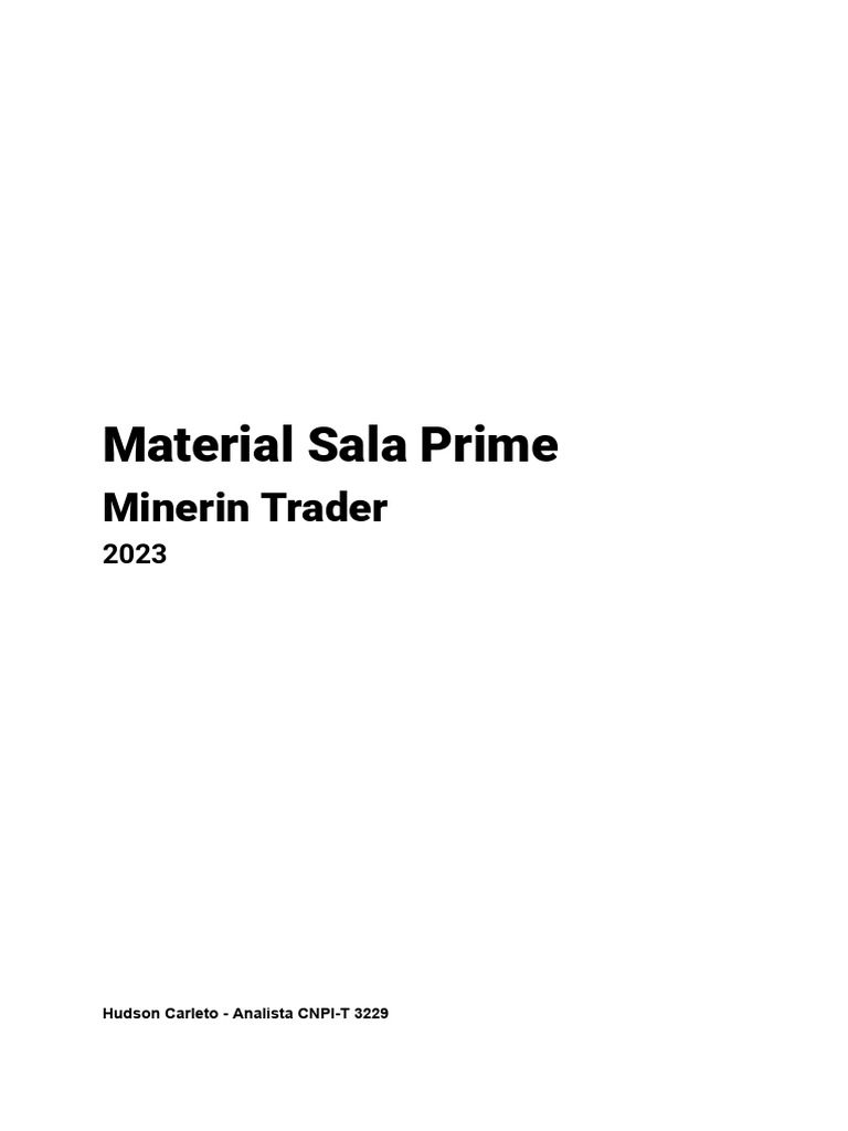 Material Prime Minerin 2023 | PDF