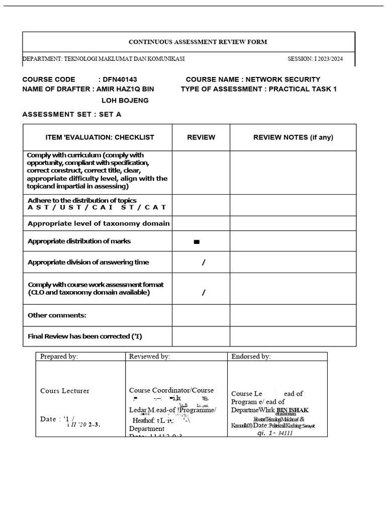 Practical Task 1 DFN40143 Sesi - 1 - 2023 - 2024 | Download Free PDF | Computer Network | Router ...