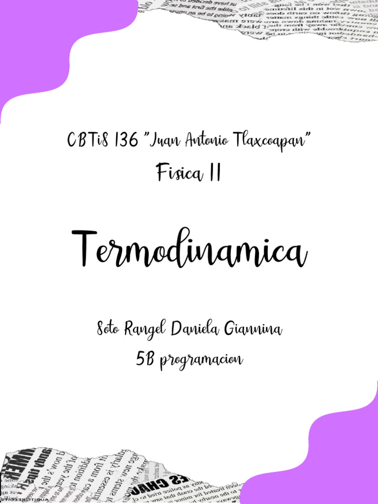 SRDG Termodinamica | PDF