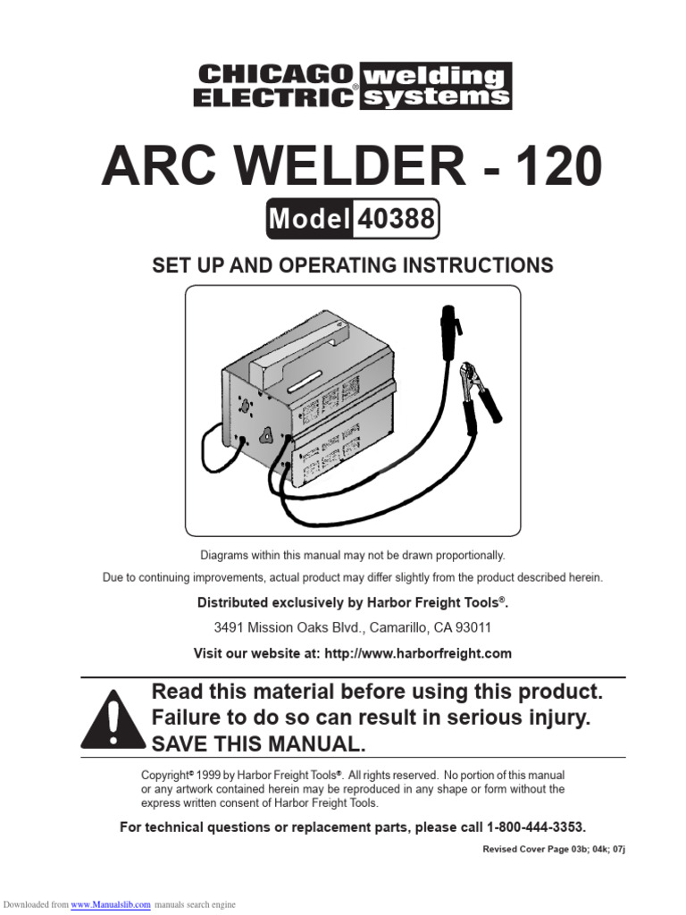 Set Up and Operating Instructions | PDF | Welding | Construction