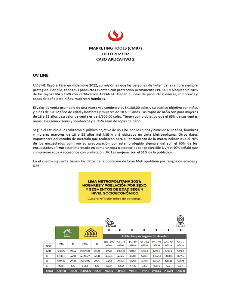 Caso Aplicativo 2 | PDF | Marketing | Economias