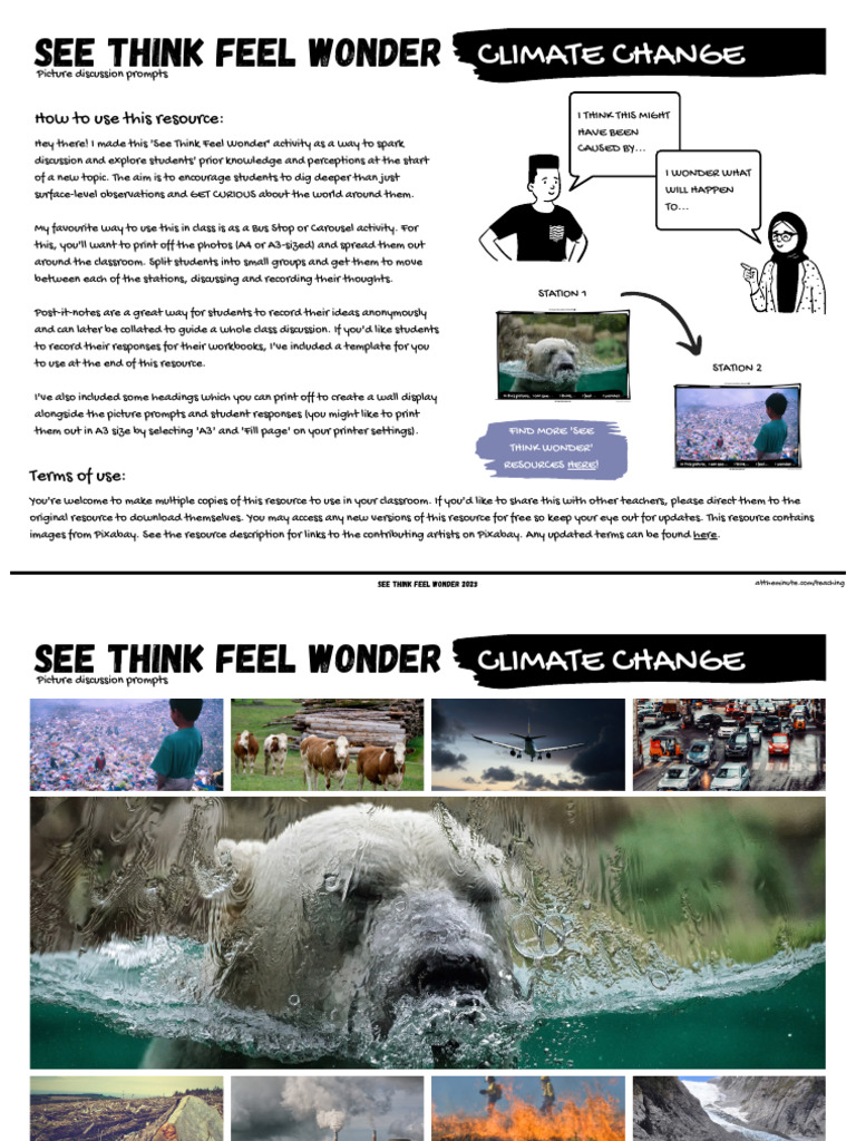 See Think Feel Wonder Climate Change | PDF | Human Communication