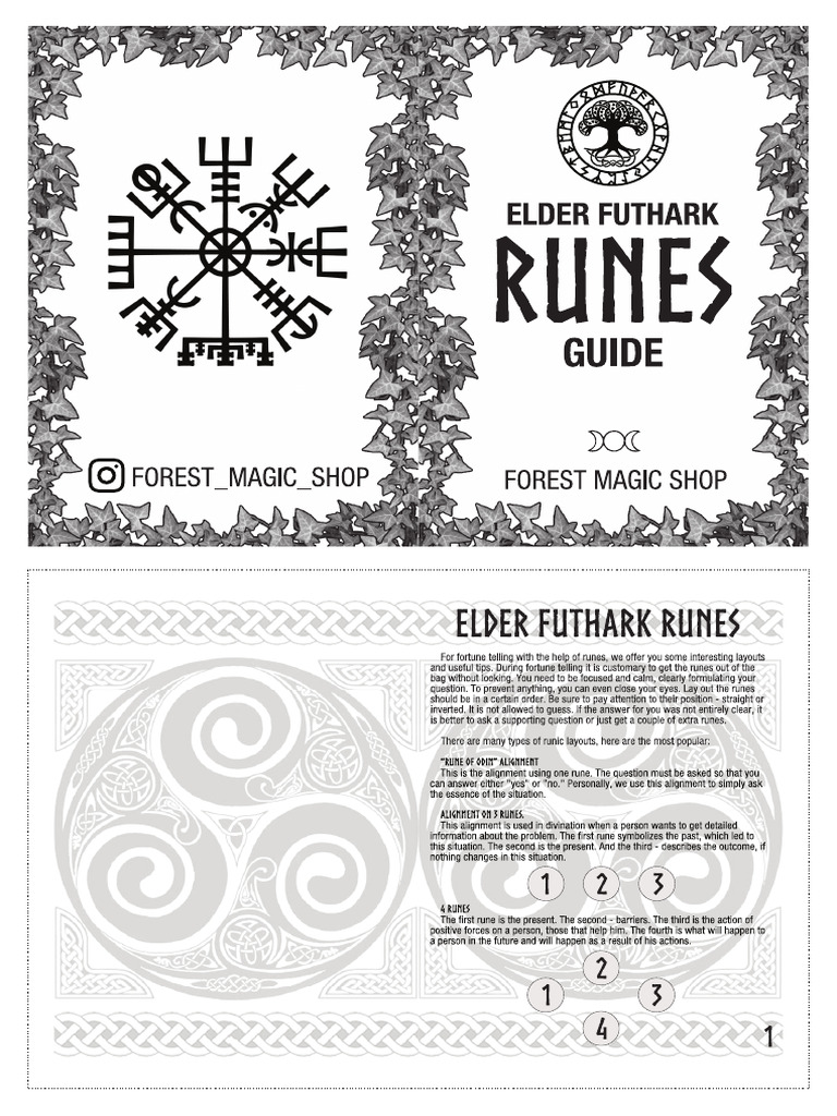 SMALL Elder Futhark Runes Book | PDF