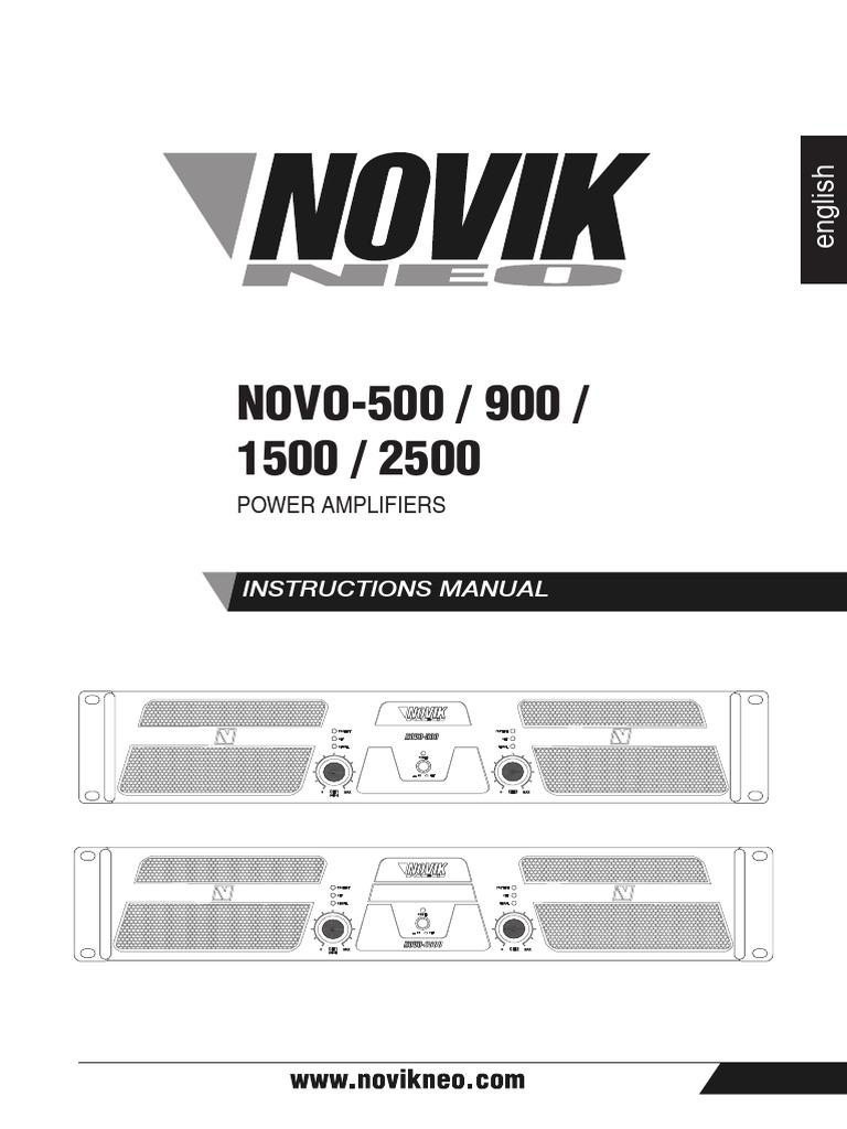Catalogo Novik Neo | PDF | Loudspeaker | Electrical Connector
