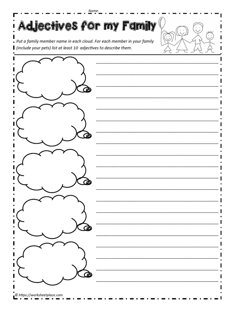 Adjectives To Describe Family | PDF