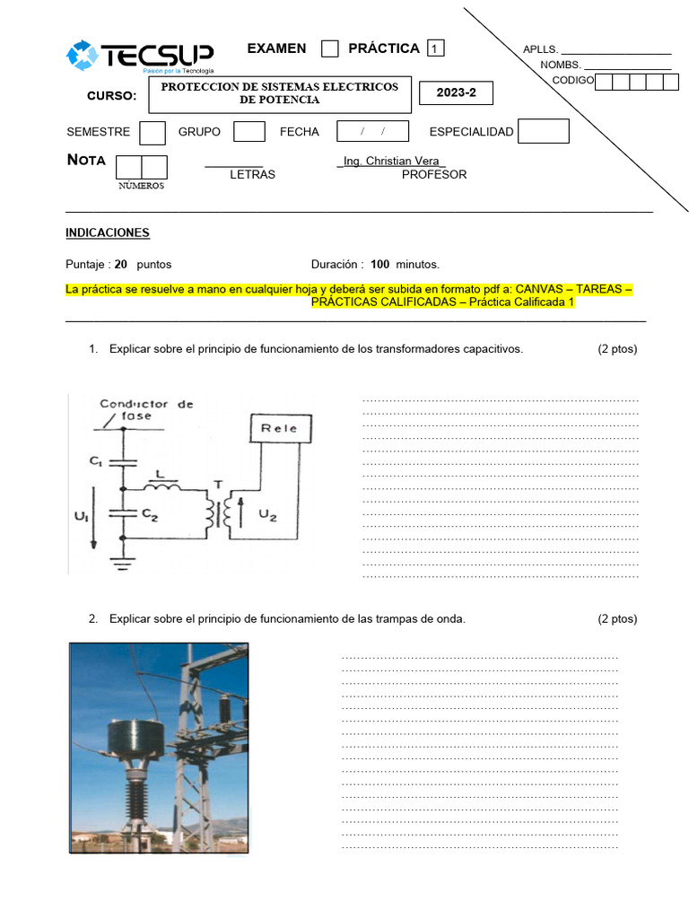 Practica 01 PSEP 2023-2 | PDF | Electrónica | Cantidades fisicas
