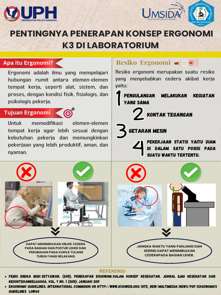 POSTER - Restu Kristian Zega - Universitas Pelita Harapan - PENTINGNYA PENERAPAN KONSEP ERGONOMI ...