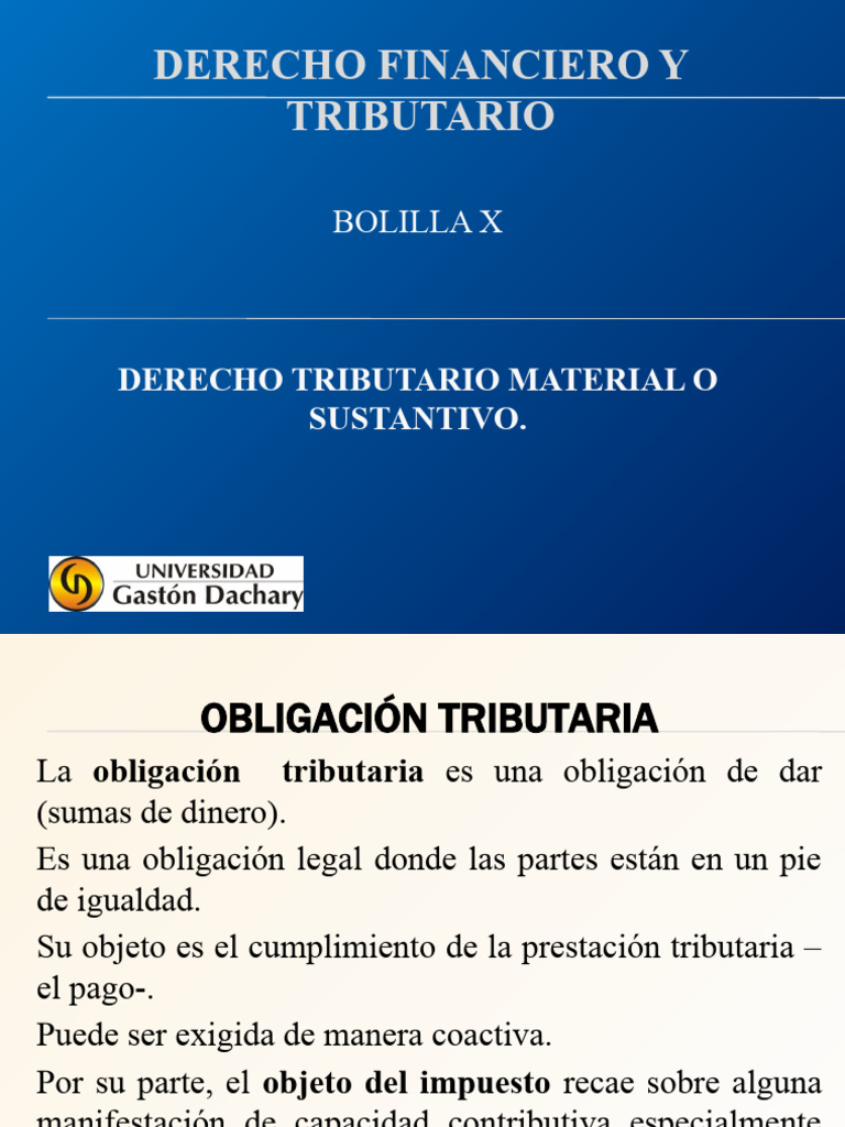 Unidad 10 - Tributario Material 2023 | PDF