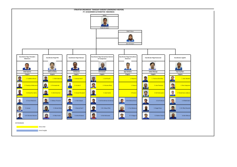 Struktur Organisasi Tanggap Darurat | PDF