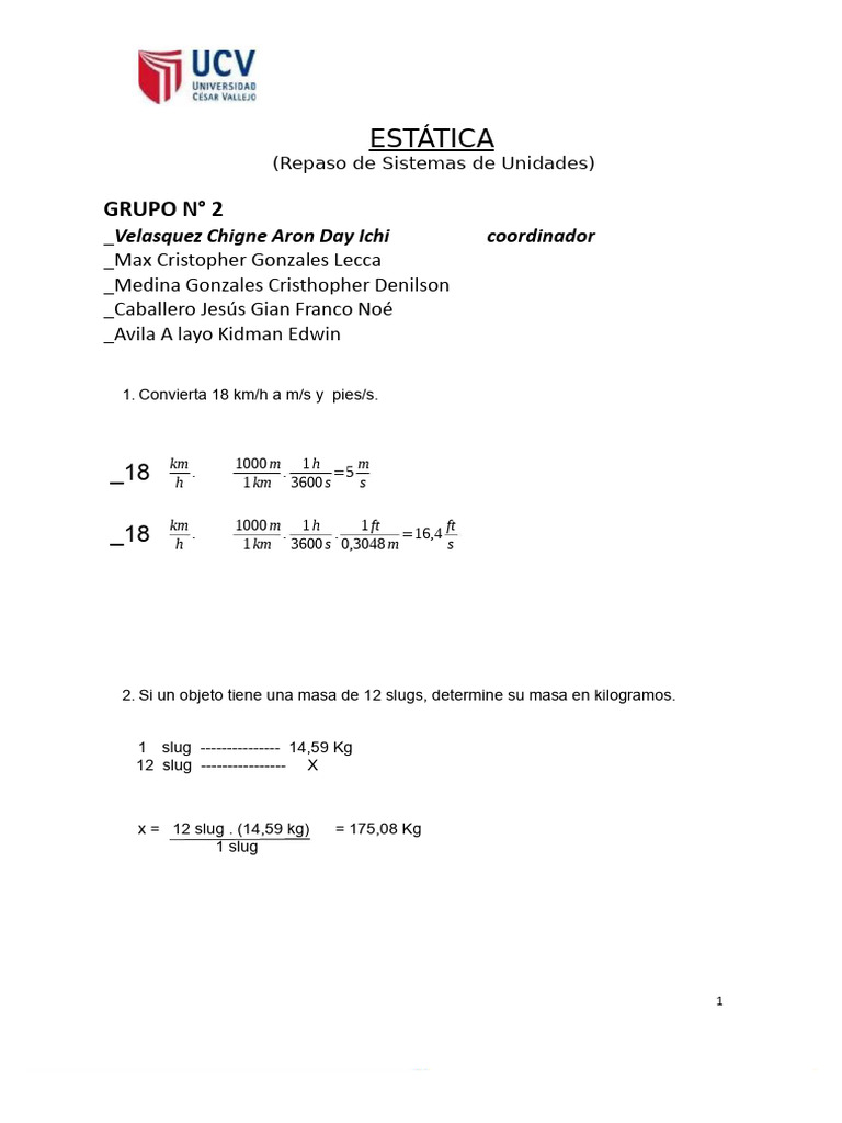 Repaso-De-Sistemas-De-Unidades - Compress F | PDF | Pascal (Unidad) | Sistema Internacional de ...