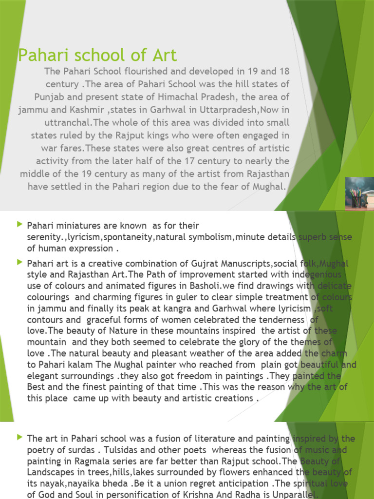 Pahari School of Art | PDF | Paintings